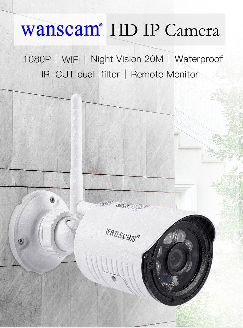 Wanscam HW0021 WiFi 720P IP Camera White