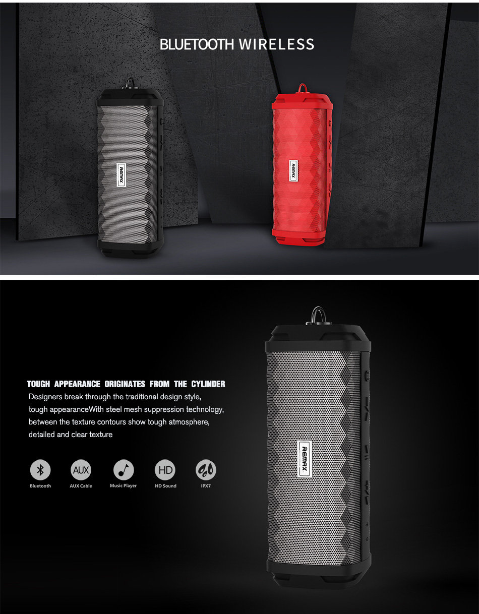 REMAX RB-M12 Bluetooth Speaker Black