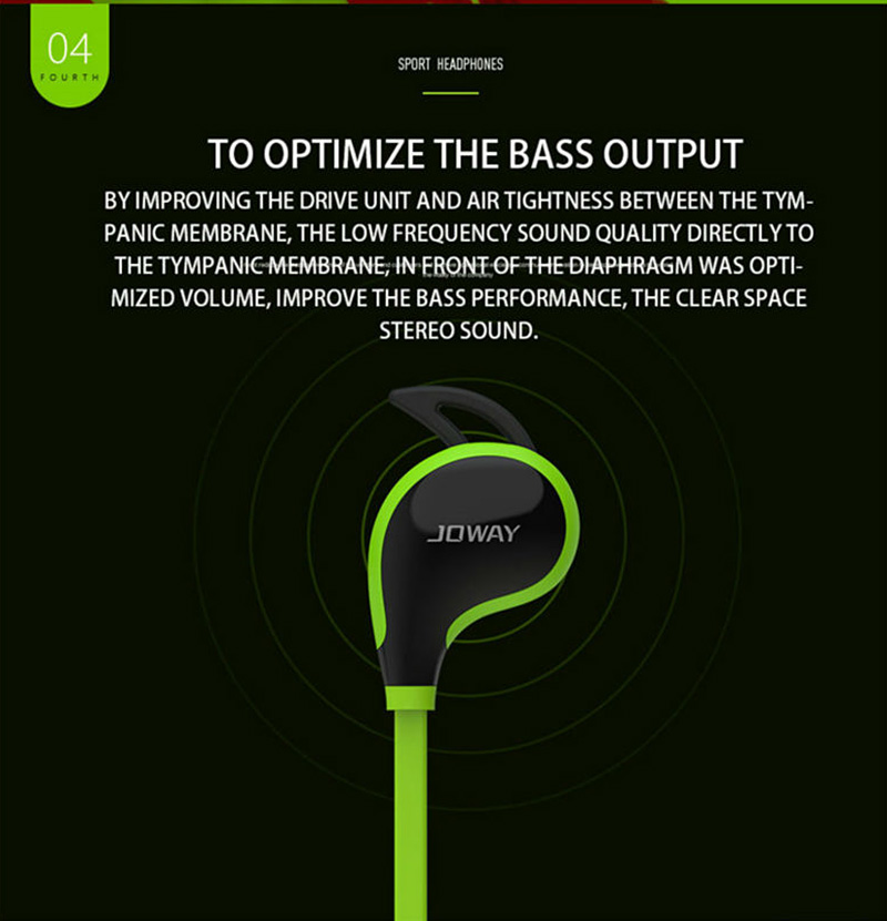 Joway H12 Wireless Bluetooth Headphones with Mic Black