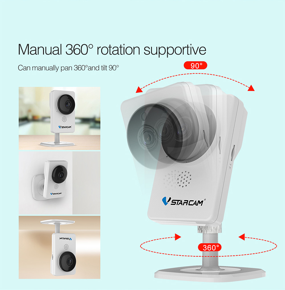 VStarcam C92S 1080P WiFi IP Camera White