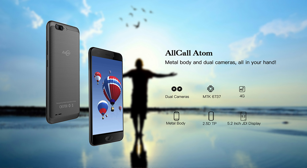 AllCall Atom 5.2 Inch 2GB 16GB Smartphone Black