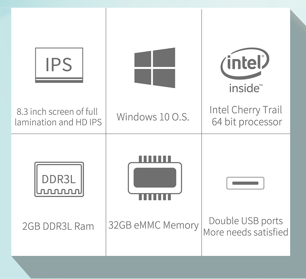 Jumper EZpad Mini 4S Tablet PC 2GB 32GB Black Silver