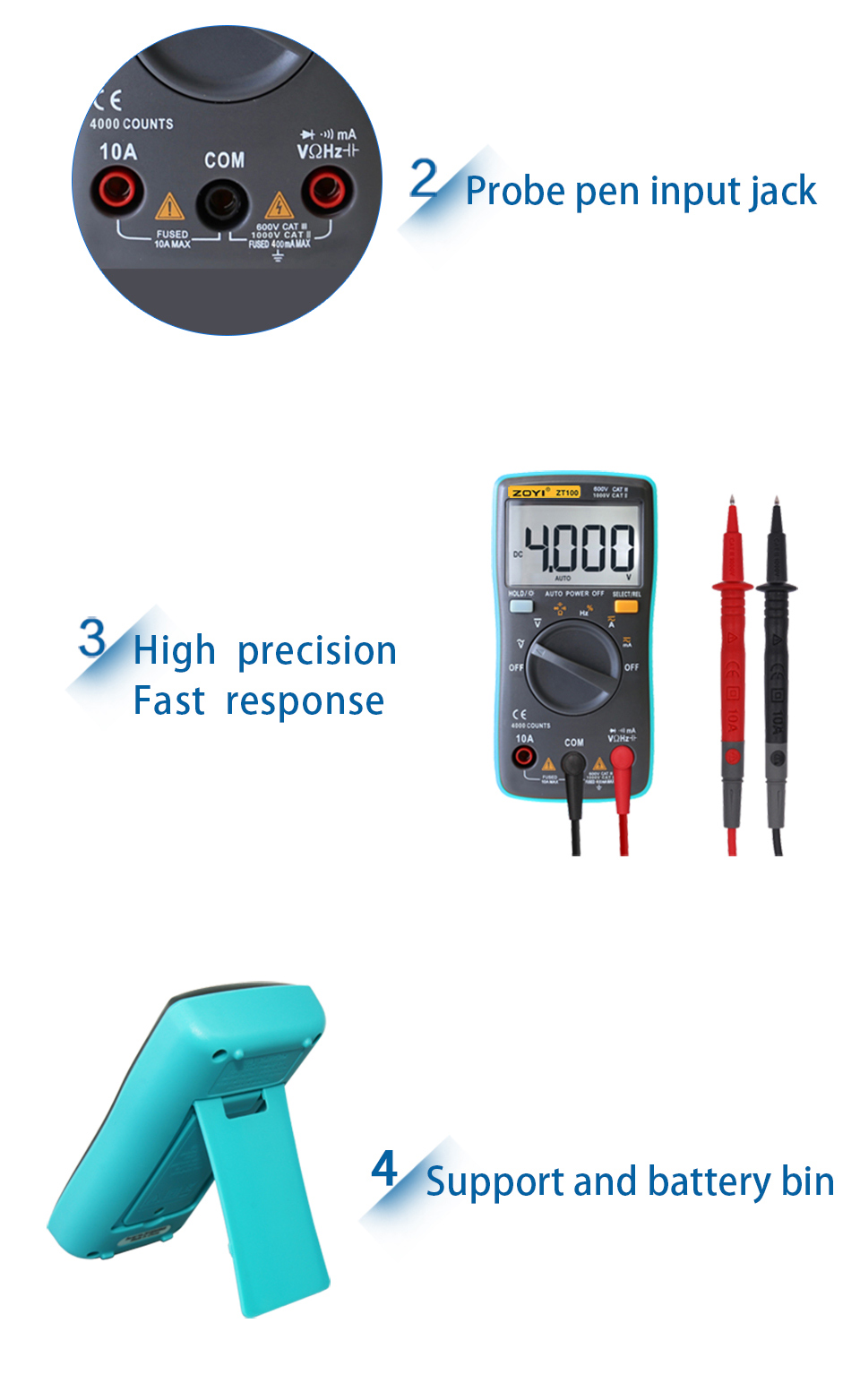 Zotek ZT100 Digital Multimeter