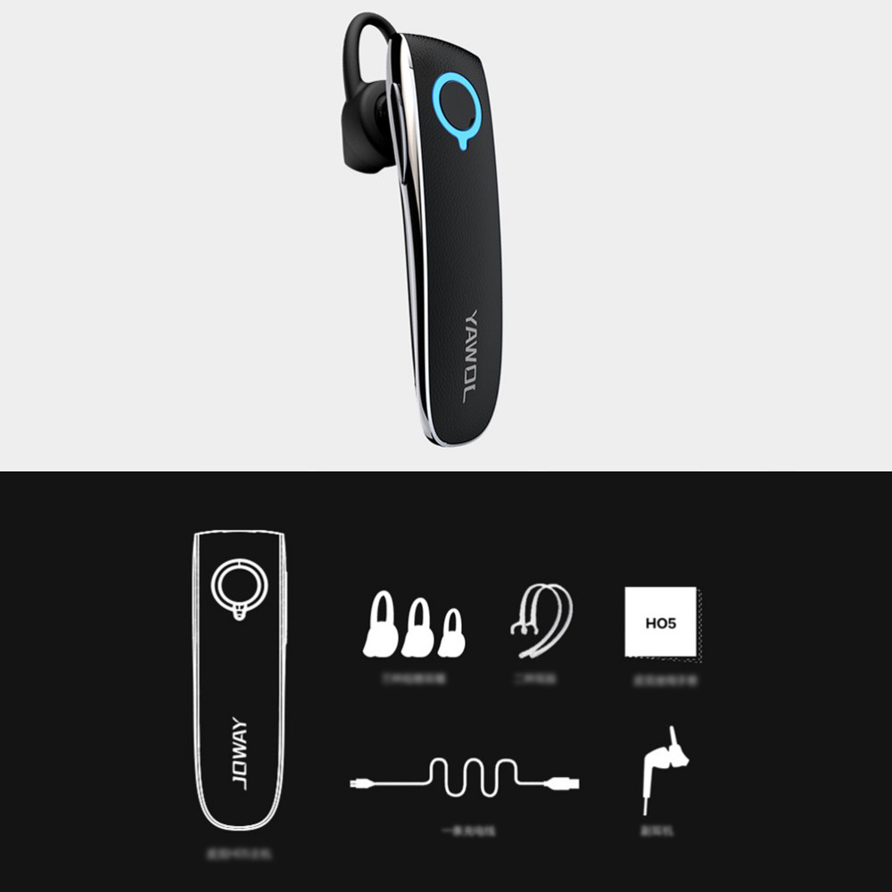 JOWAY H05 Wireless Bluetooth Headset with Mic Black
