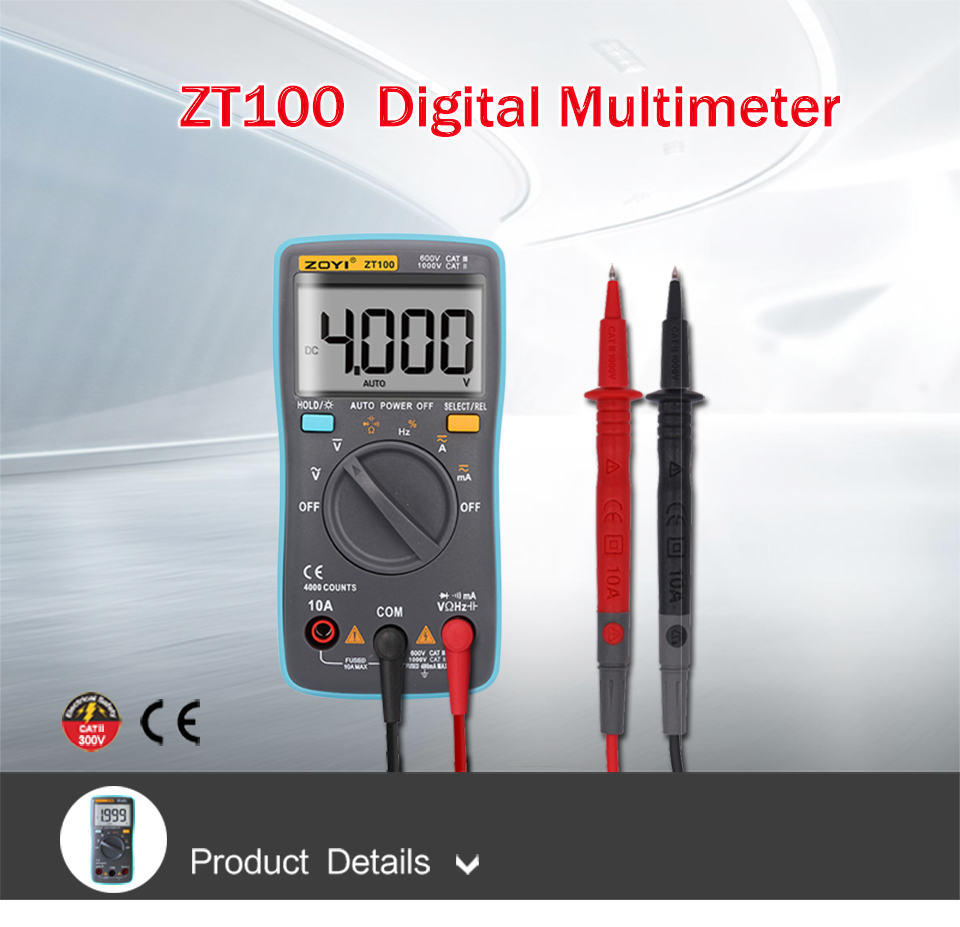 Zotek ZT100 Digital Multimeter