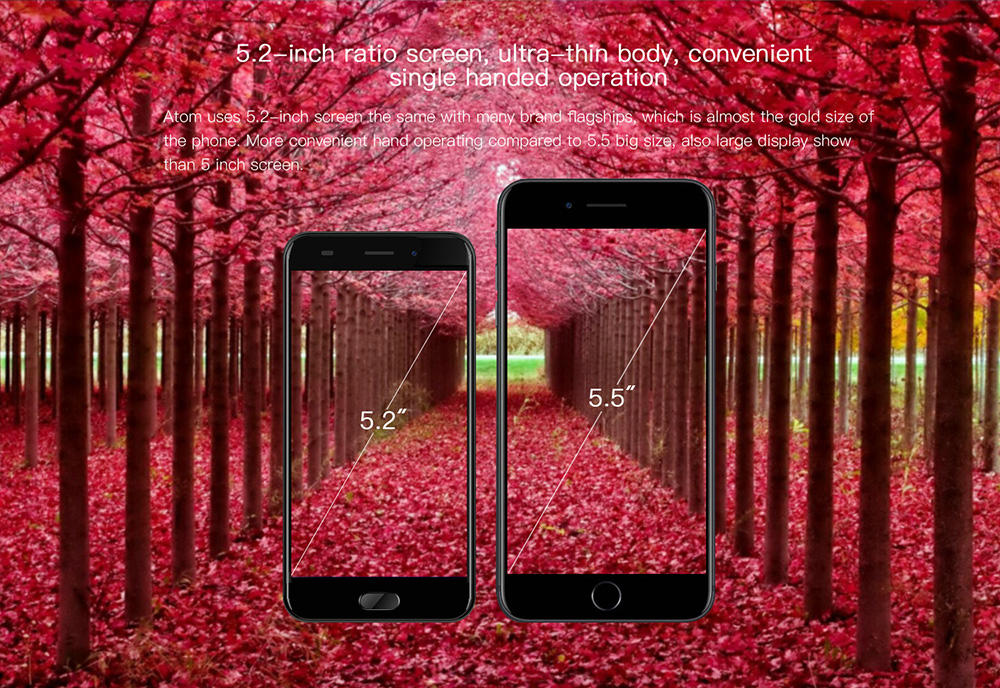 AllCall Atom 5.2 Inch 2GB 16GB Smartphone Gold