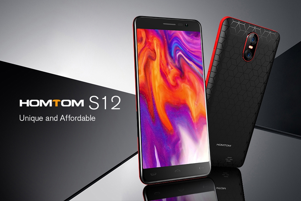 HOMTOM S12 5.0 Inch 8GB Smartphone Red Black
