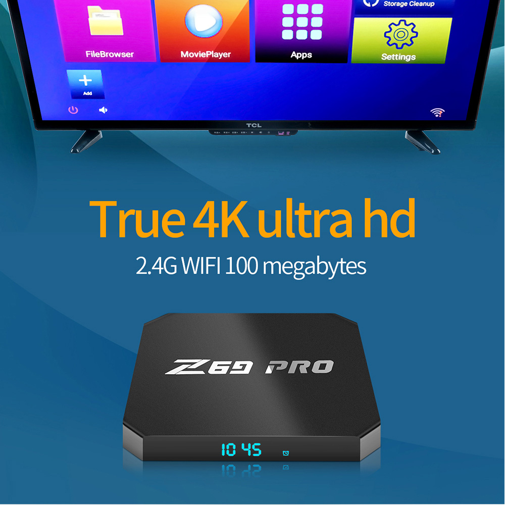 Z69 PRO Android 7.1.2 Amlogic S905W 1GB/8GB TV Box