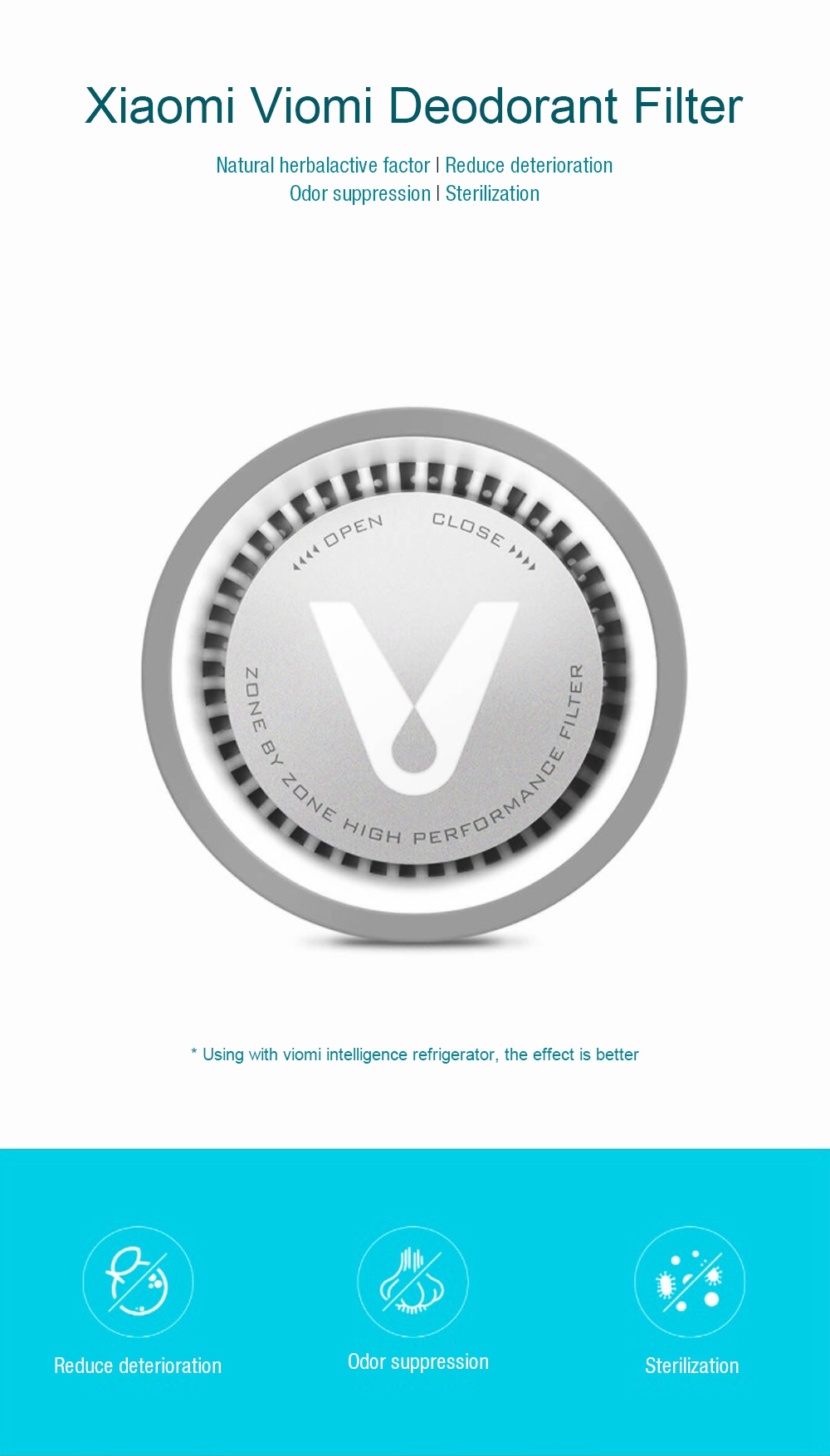 Xiaomi Viomi Deodorant Filter White