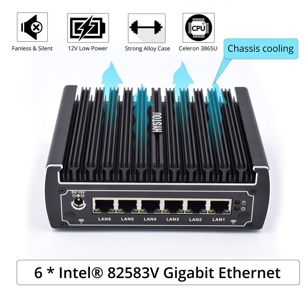 Hystou FMP07 Intel Celeron 3865U 4GB/64GB Mini PC