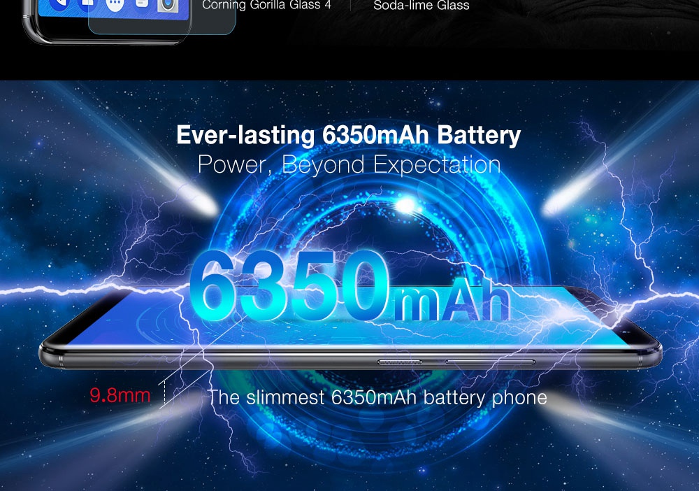 Ulefone Power 3S 6.0 Inch 4GB 64GB Smartphone Black