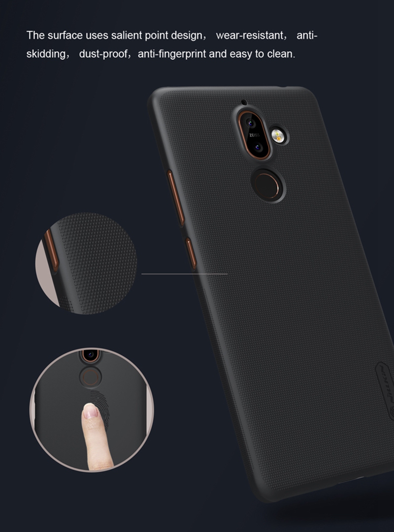 NILLKIN Hard Phone Case for Nokia 7 Plus White