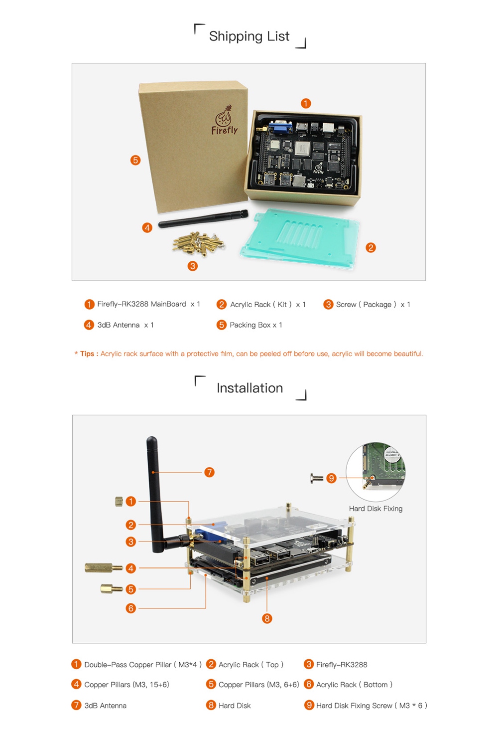 Firefly RK3288 2GB/32GB Development Board