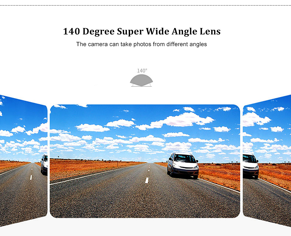 DDPai Mini 1080P Car DVR Camera Dual WiFi Dash Camera Black