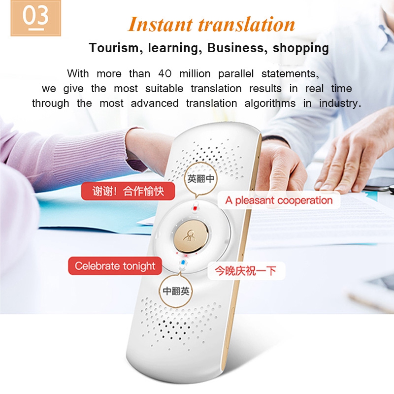 iFLYTEK Xiaoyi Wireless Voice Translator White
