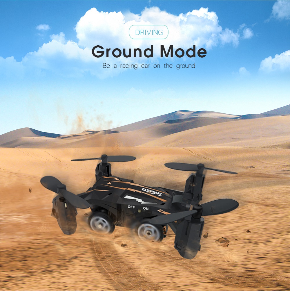 Flytec SBEGO 132 Mini Quadcopter Car Black
