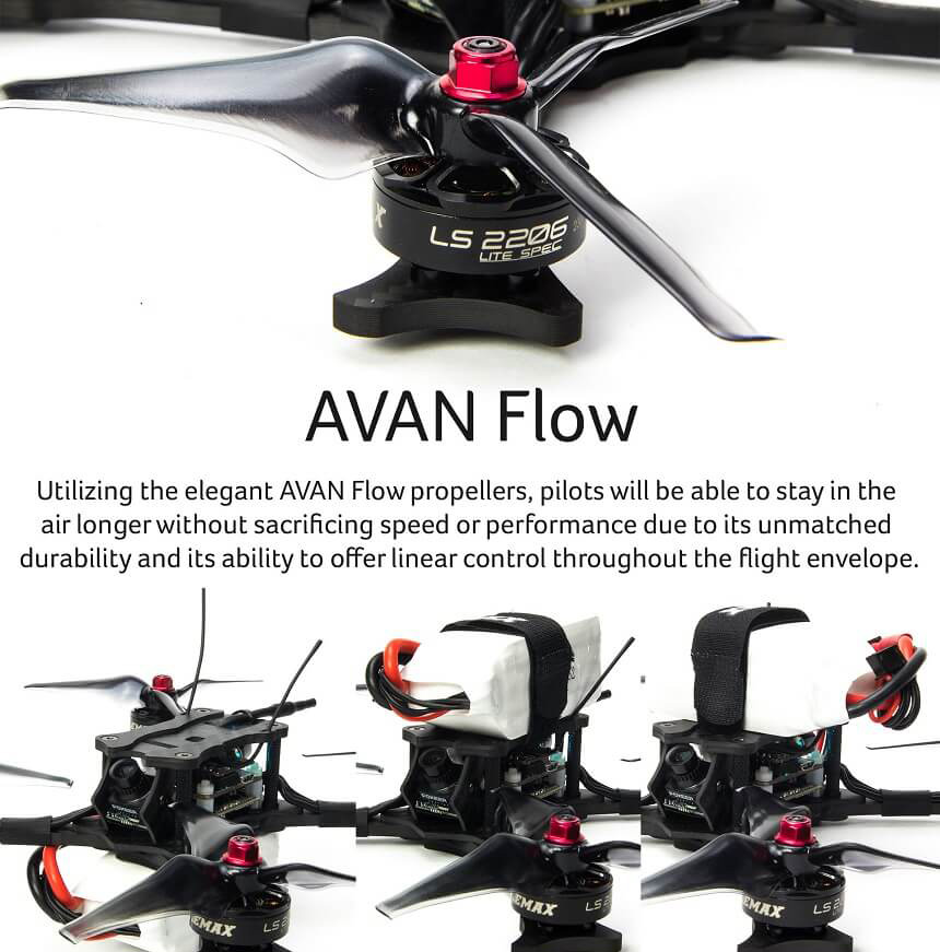 Emax HAWK 5 BNF FPV Racing Drone Black