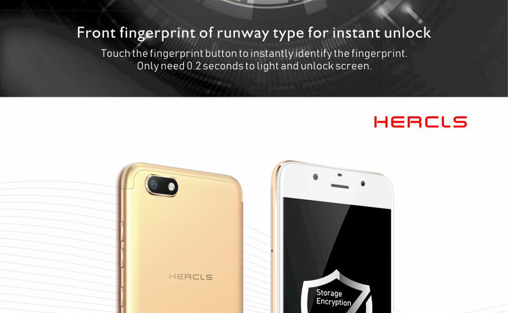 HERCLS A15 5.2 Inch 3GB 32GB Smartphone Black