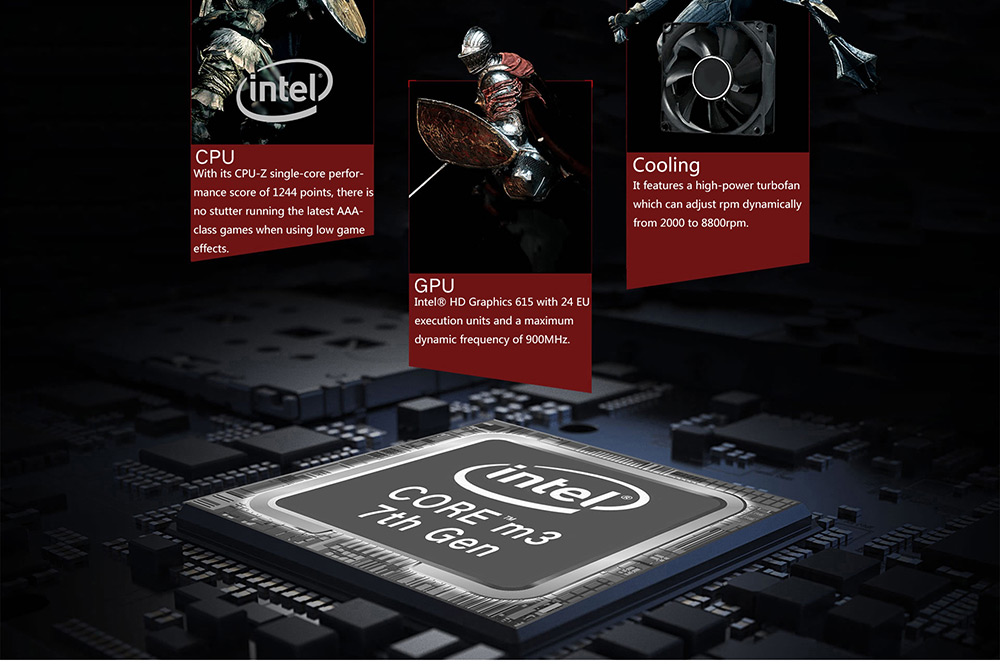 GPD WIN 2 Gamepad Tablet PC 8GB 256GB Black