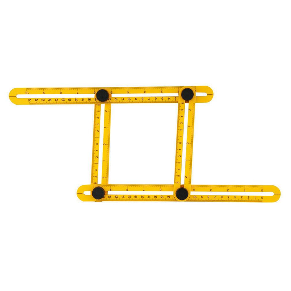 Four Folding Multifunctional Measuring Plastic Ruler