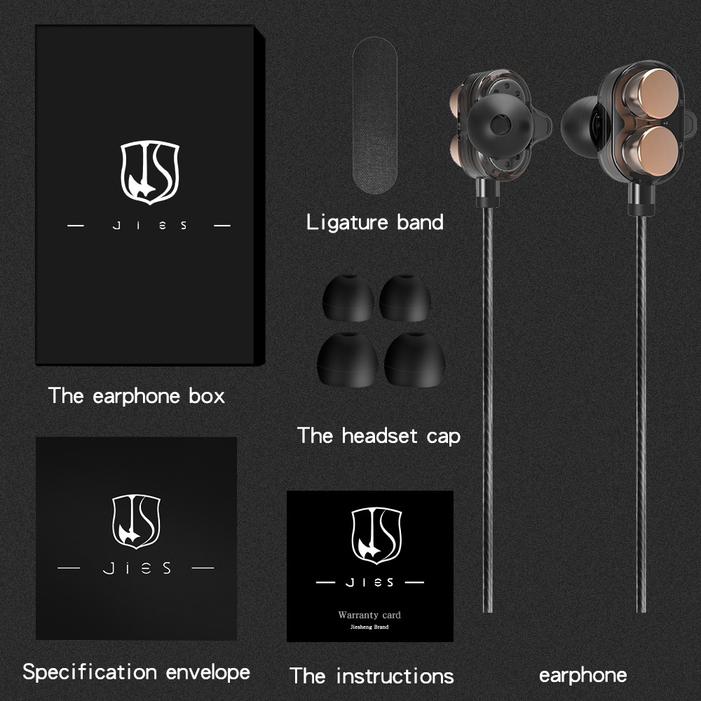 X700 Double Dynamic Headphones Black