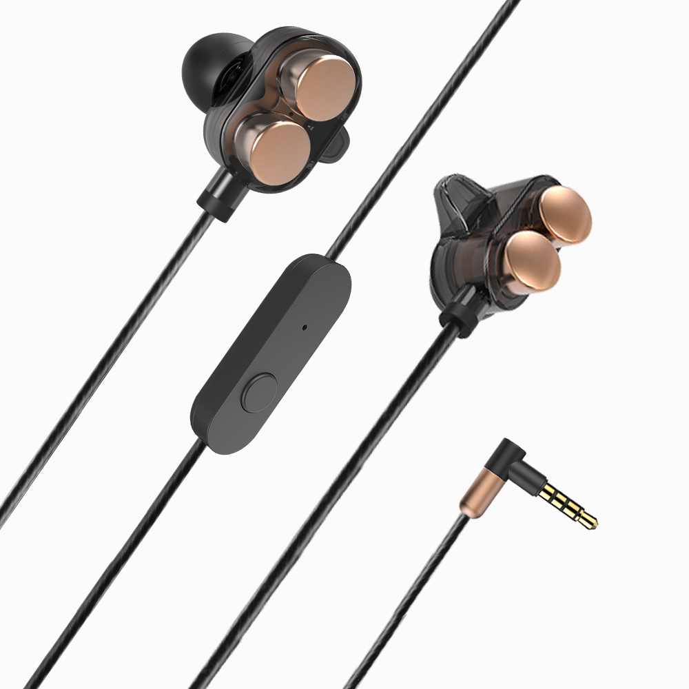 X700 Double Dynamic Headphones Black