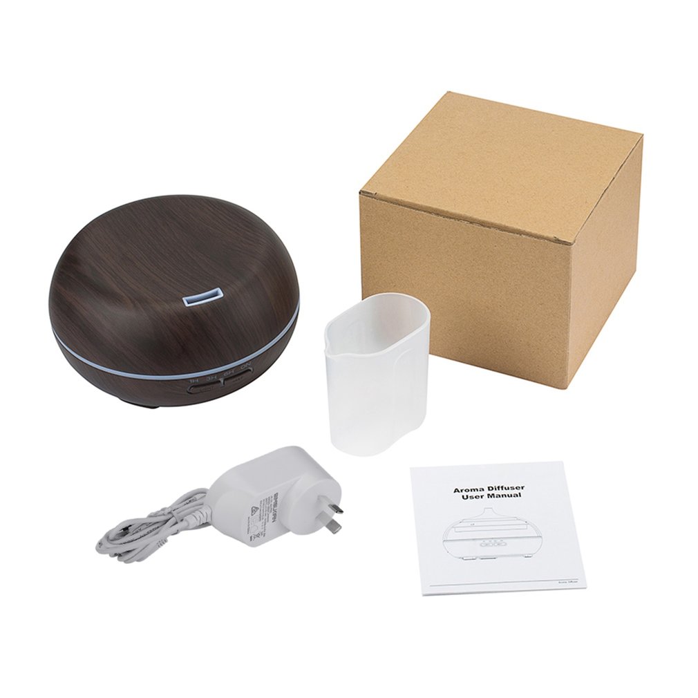 Wood Grain Altar Shape Humidifier Brown