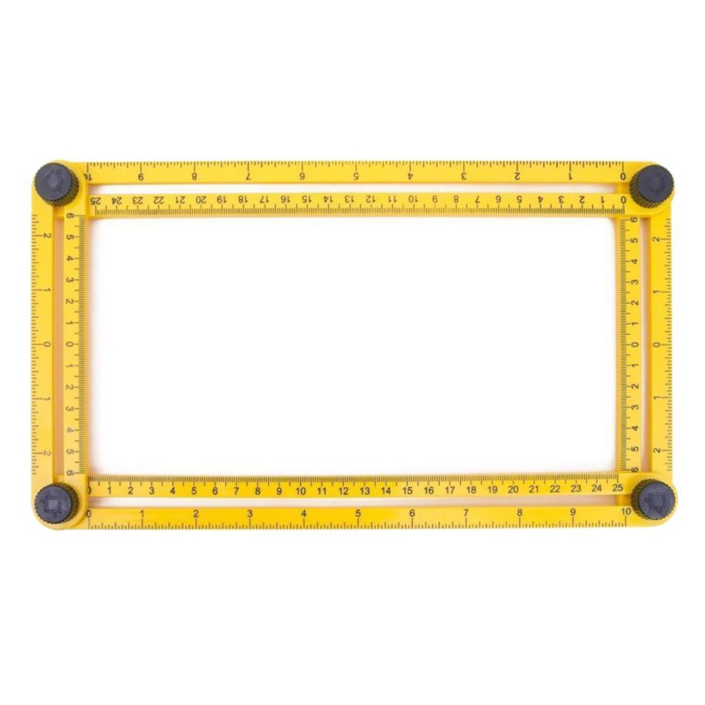 Four Folding Multifunctional Measuring Plastic Ruler
