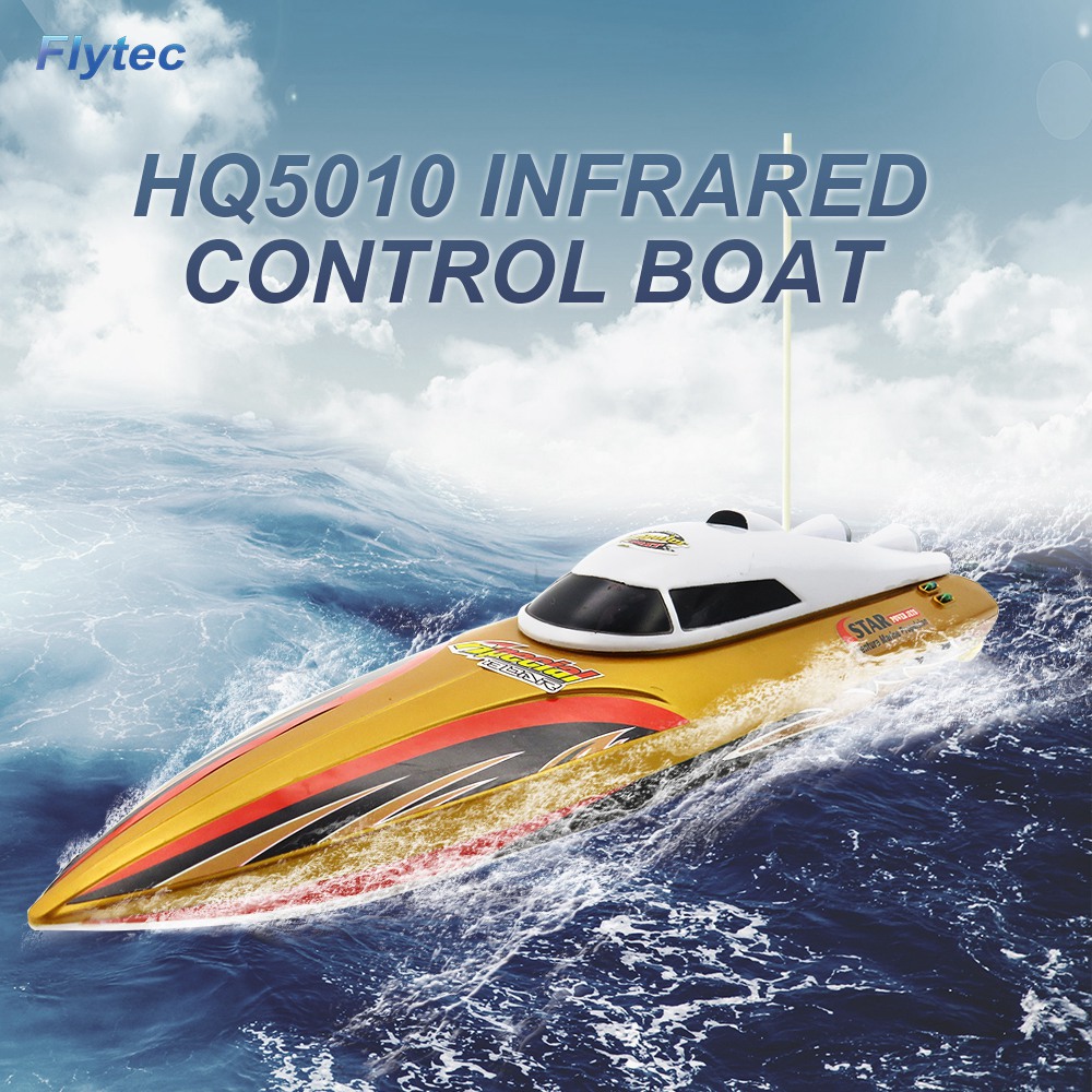 Flytec HQ5010 27Mhz RC Boat RTR Gold