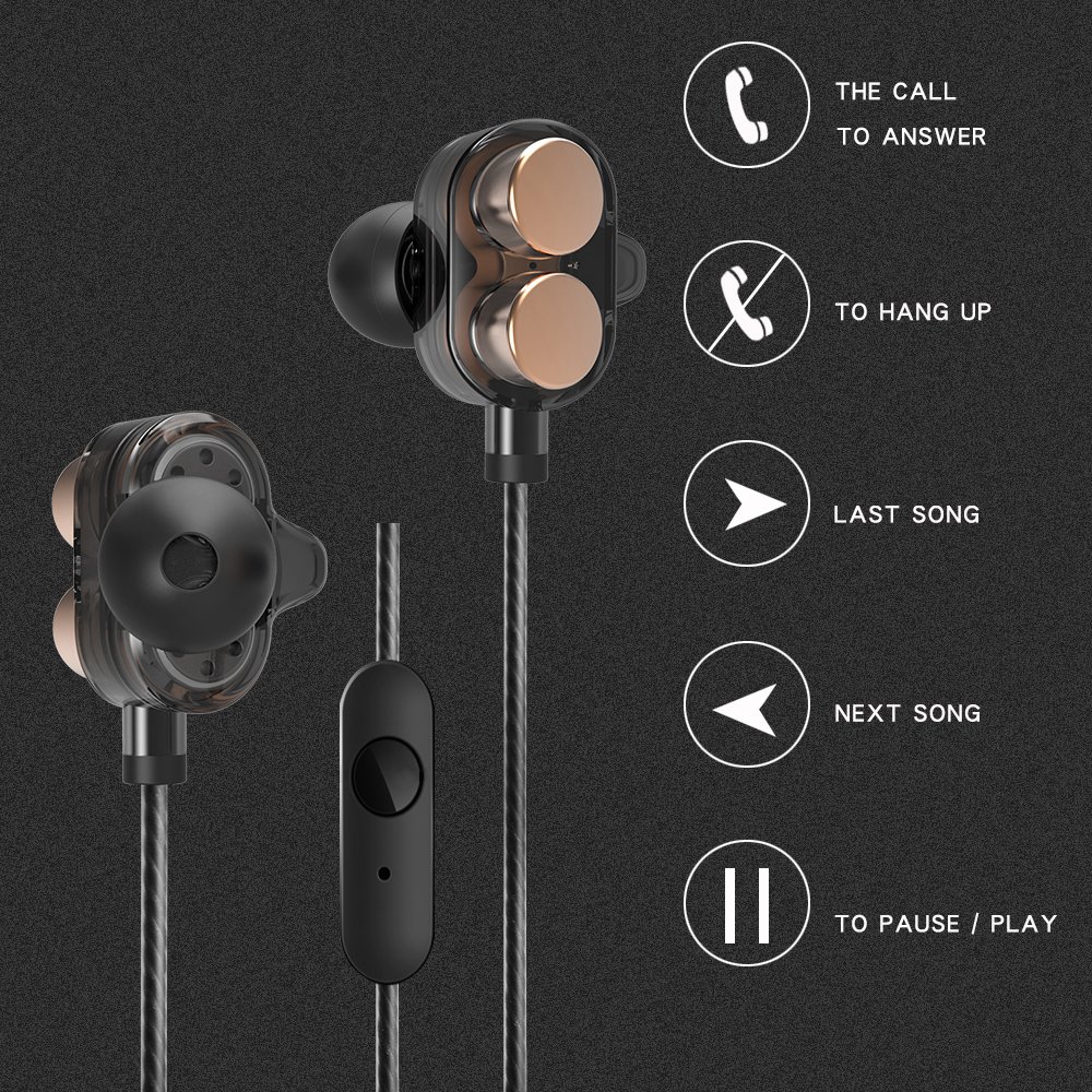 X700 Double Dynamic Headphones Black