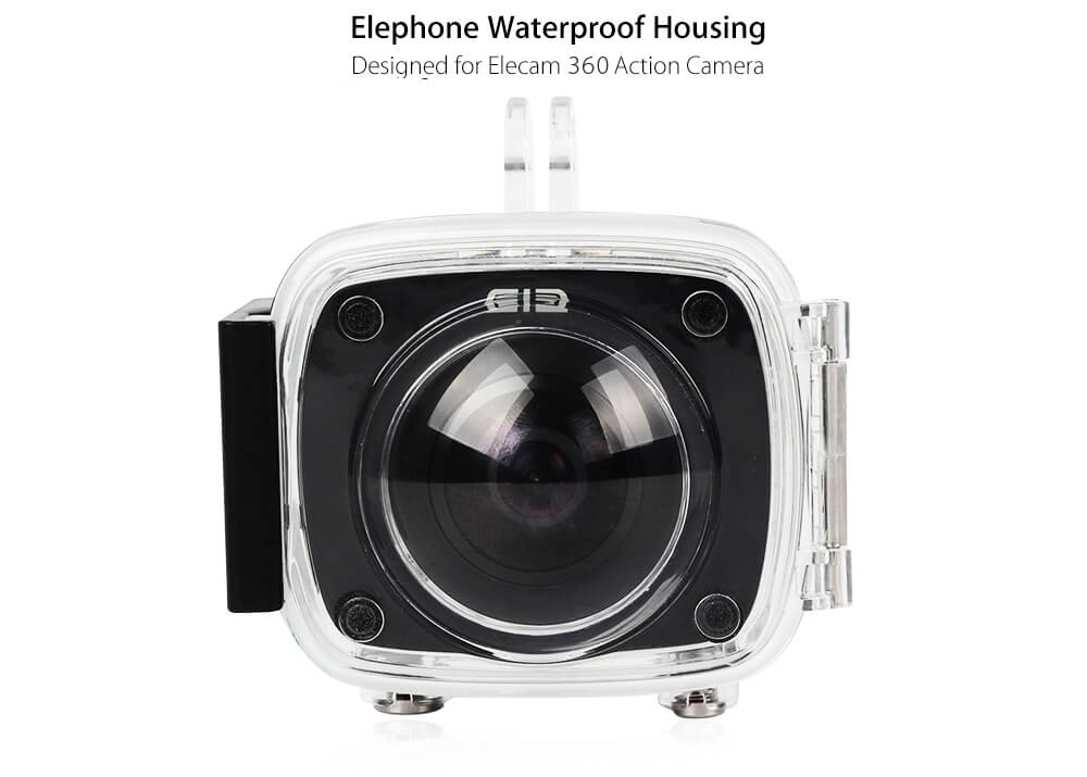 Diving 40M Waterproof Case for ELE CAM 360 Action cameras
