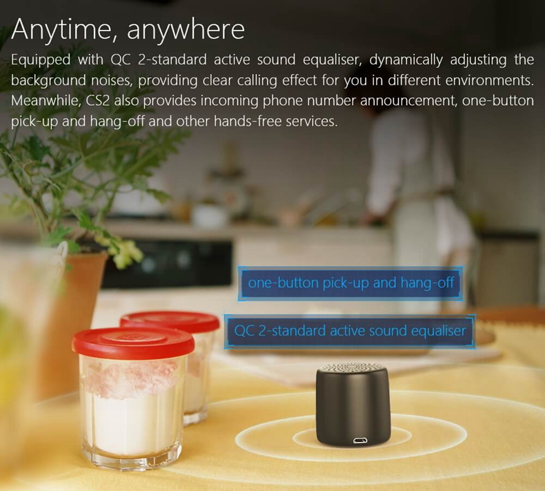 JAKCOM CS2 Mini Bluetooth Speaker Black