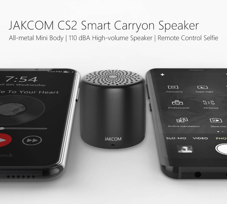JAKCOM CS2 Mini Bluetooth Speaker Black