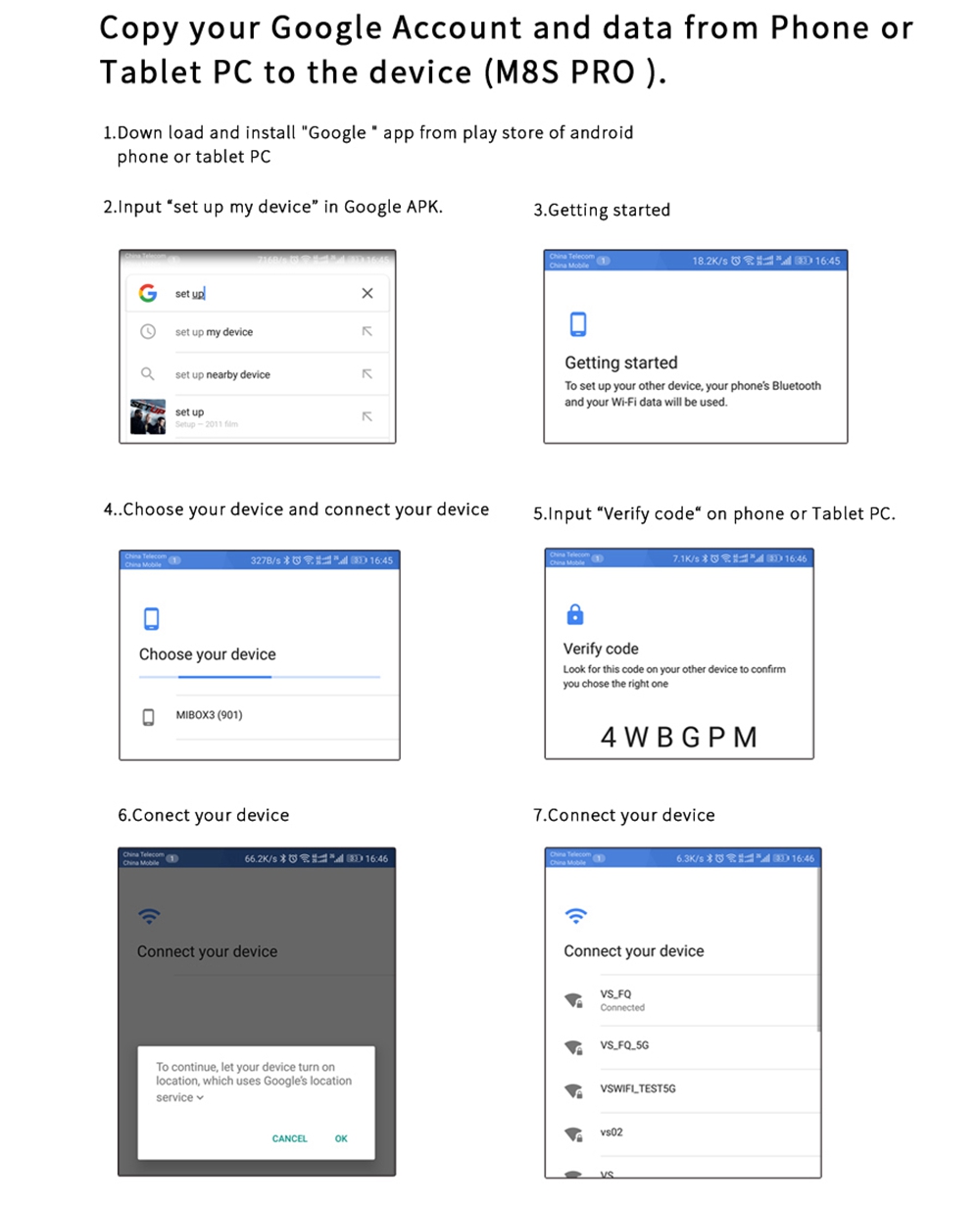 MECOOL Android TV OS 3GB DDR4 S912 TV Box with Voice Remote