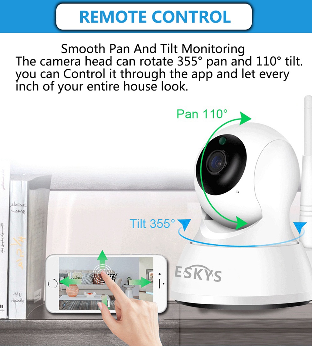 VESKYS N11 720P WiFi IP Camera White