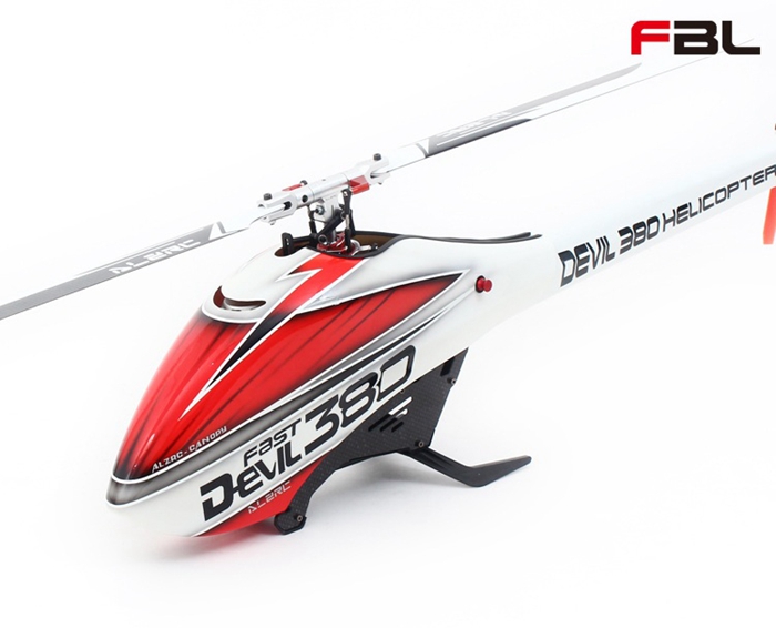 ALZRC Devil 380 FAST RC Helicopter KIT Version Red