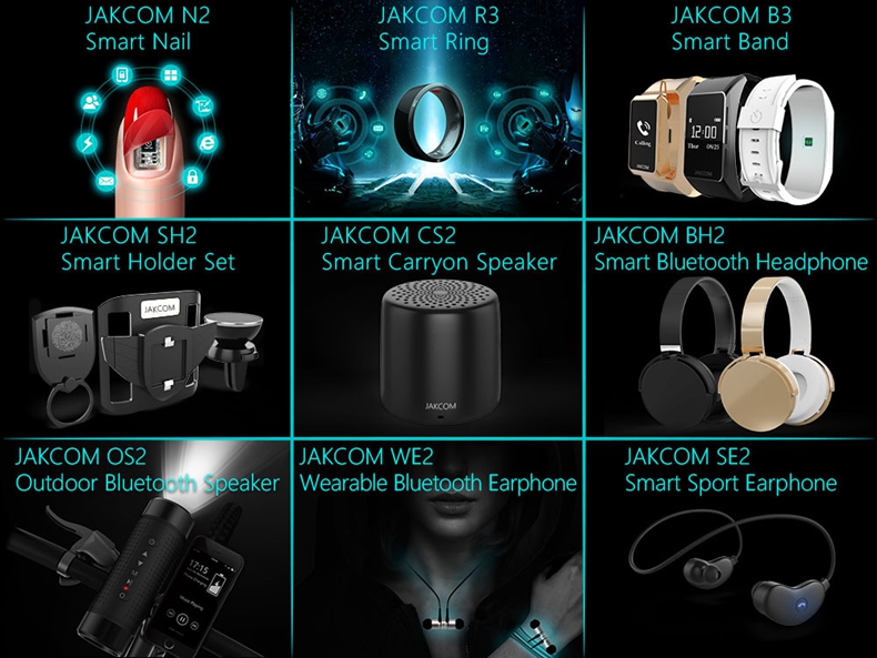 JAKCOM CS2 Mini Bluetooth Speaker Black