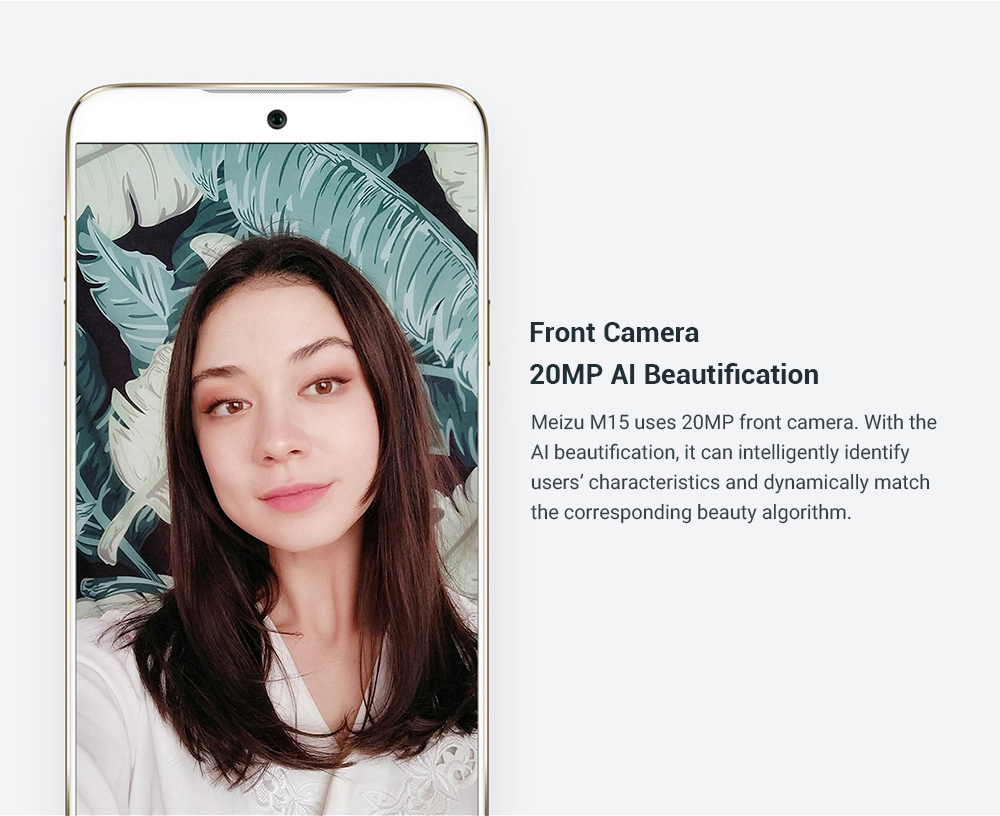 Meizu M15 5.46 Inch 4GB 64GB Smartphone Black