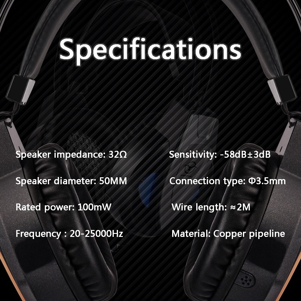 M3 Gaming Headset Glowing with Mic Black Silver