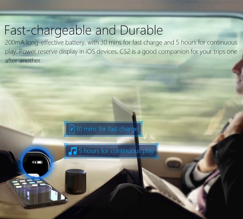 JAKCOM CS2 Mini Bluetooth Speaker Black