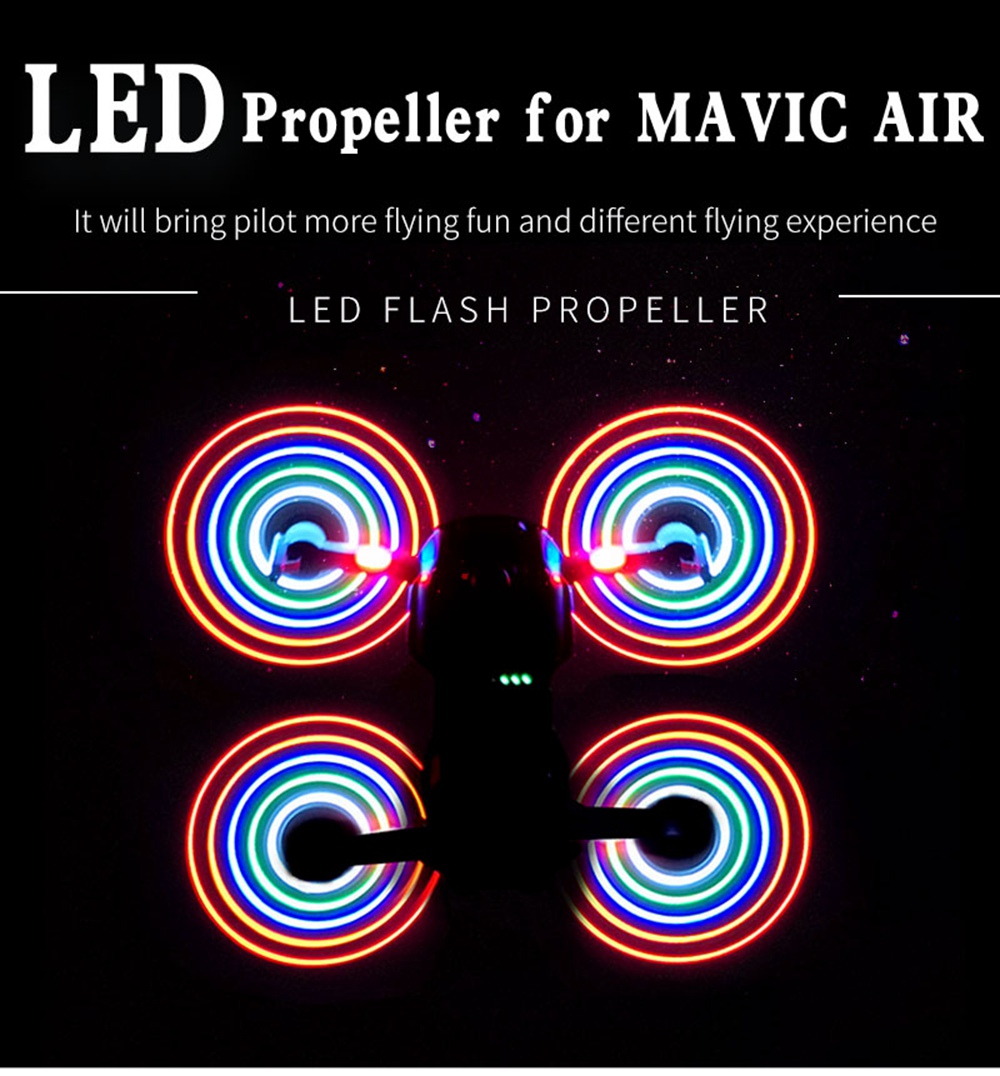 STARTRC 2Pair LED Propeller for DJI Mavic Air