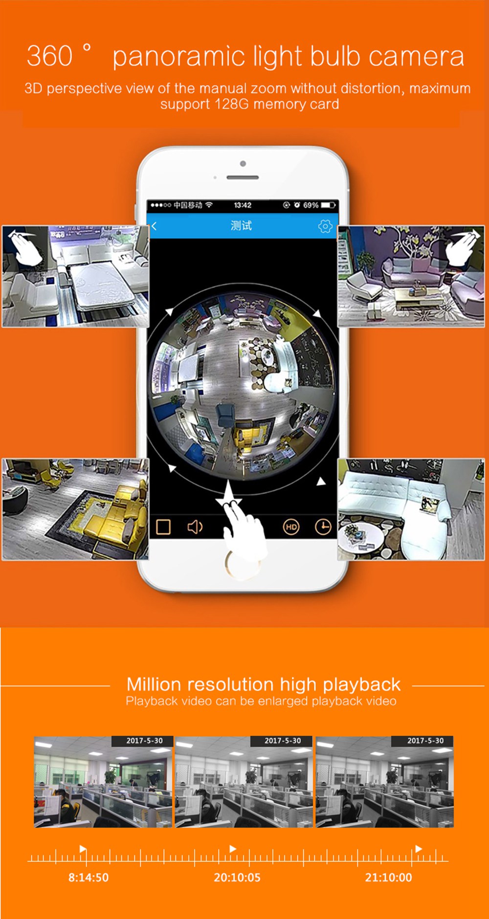 VESKYS N17 1536P WiFi IP Camera White