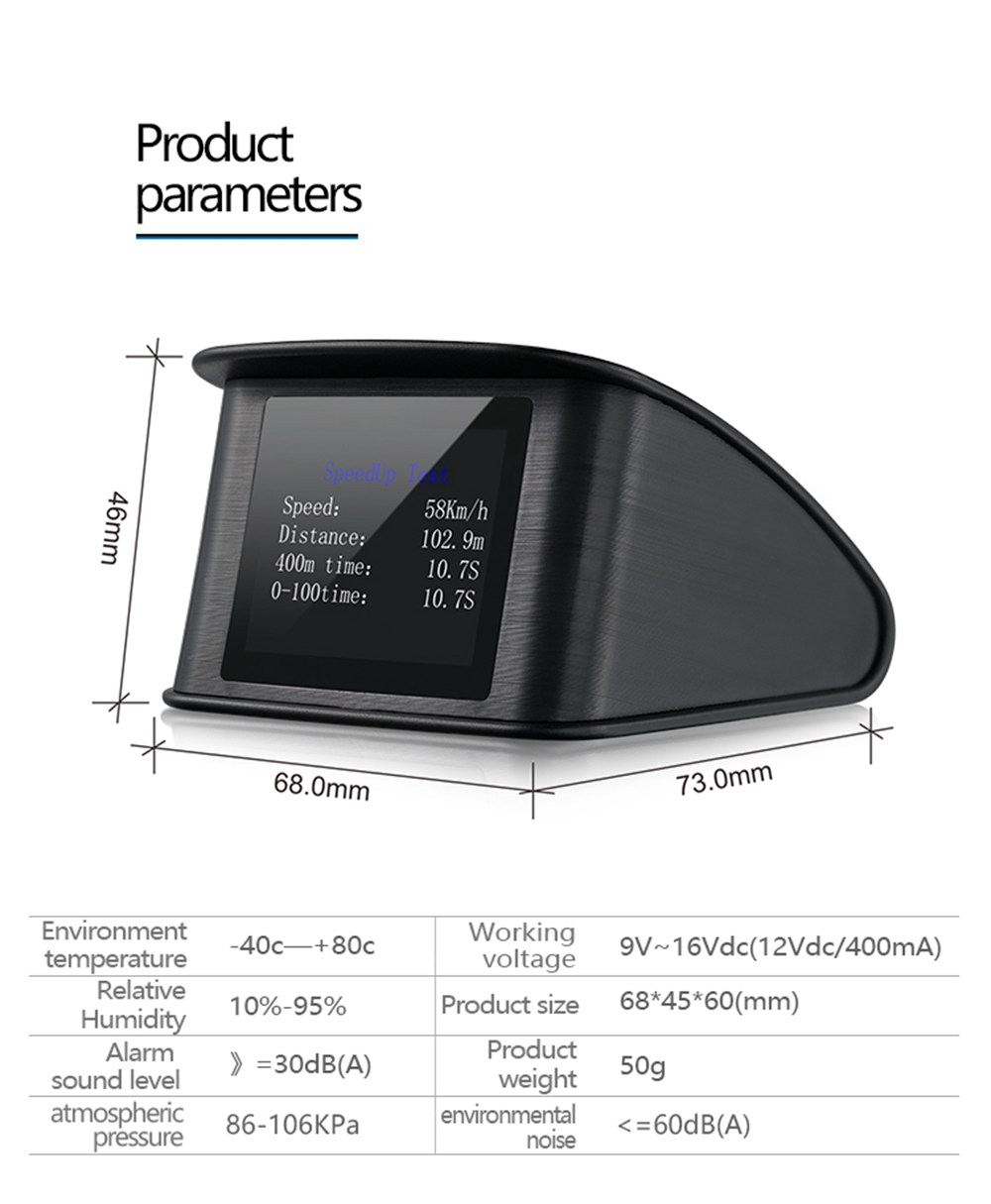 P10 2.6 Inch Universal OBDII Smart Head Up Display Car HUD Diagnostic P10 2.6 Inch Universal OBDII Smart Head Up Display Car HUD Diagnostic
