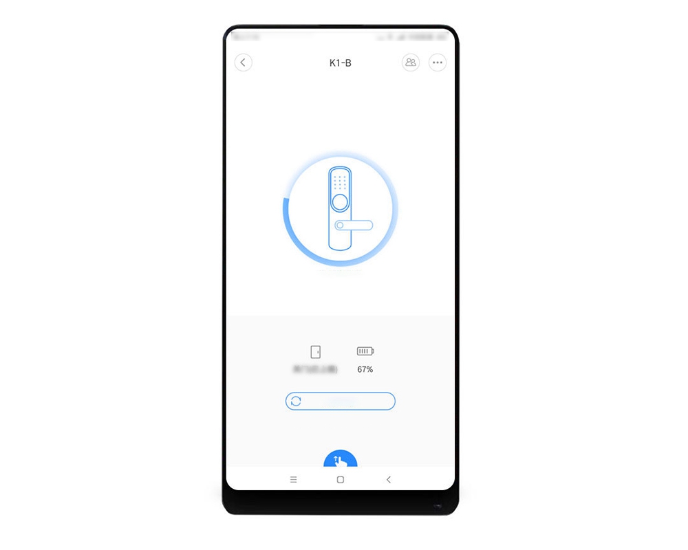 Xiaomi Jushu Smart Security Turntable Lock K1 Right Silver