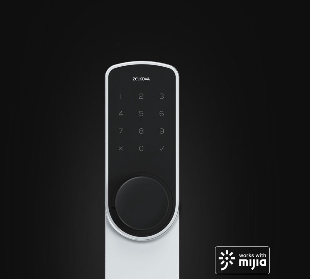 Xiaomi Jushu Smart Security Turntable Lock K1 Right Silver
