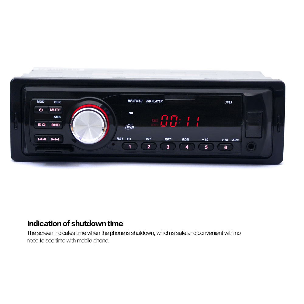 5983 Universal Multifunction Car DVD Bluetooth Vehicle MP3 Player