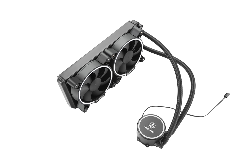 Segotep Becool 240 White Light ver CPU Water Cooling Fan