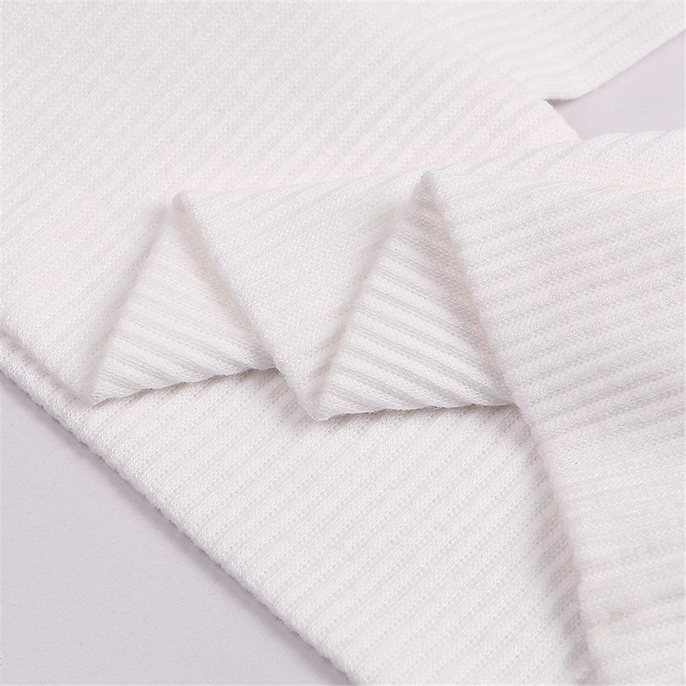 Women Slim Halter Neck Chest Wrap Vest White