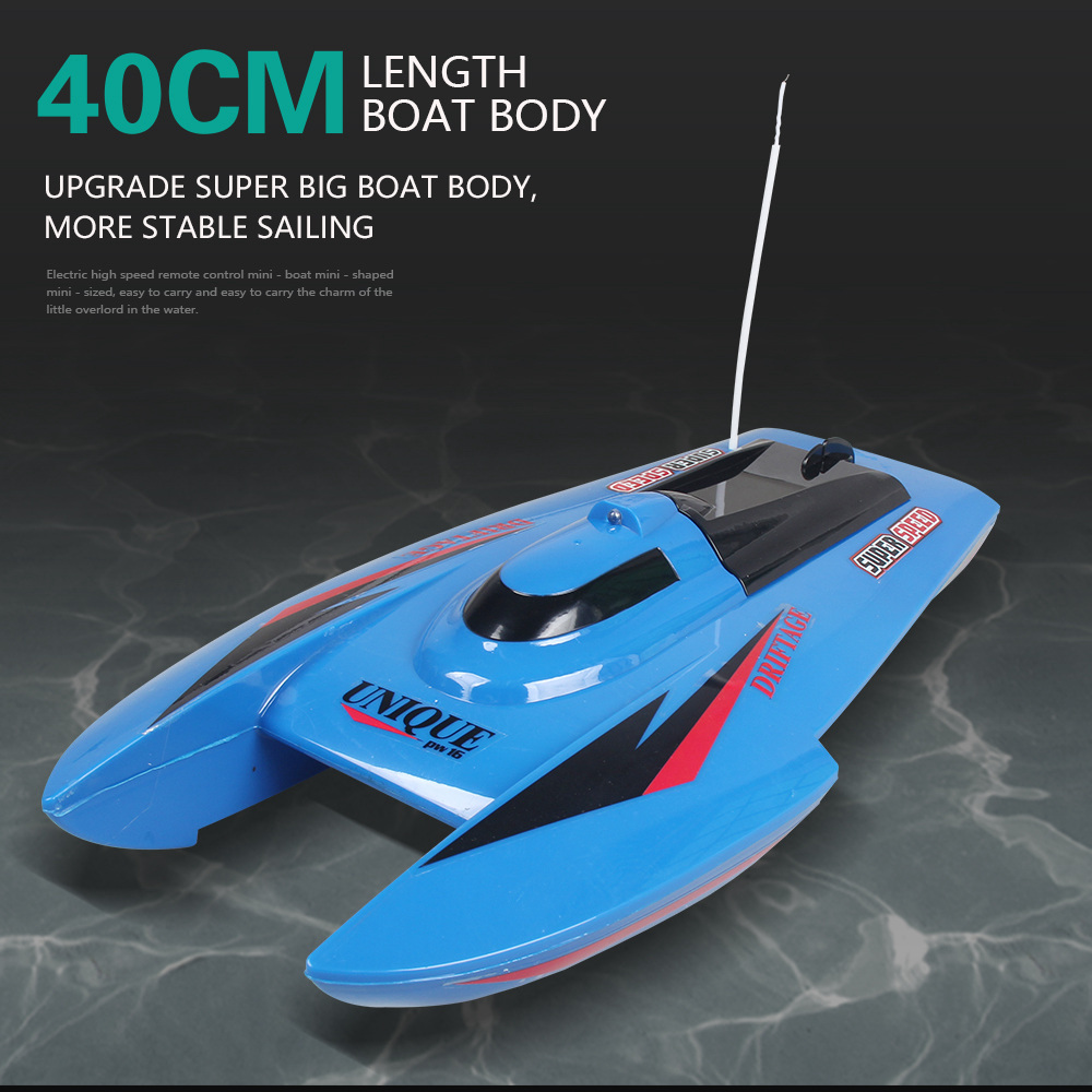 ShenQiWei CT3352 27Mhz 4CH Double Propeller RC Racing Boat Red