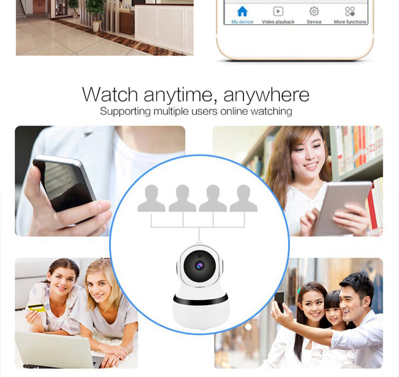 VESKYS N23 1080P WiFi IP Camera White